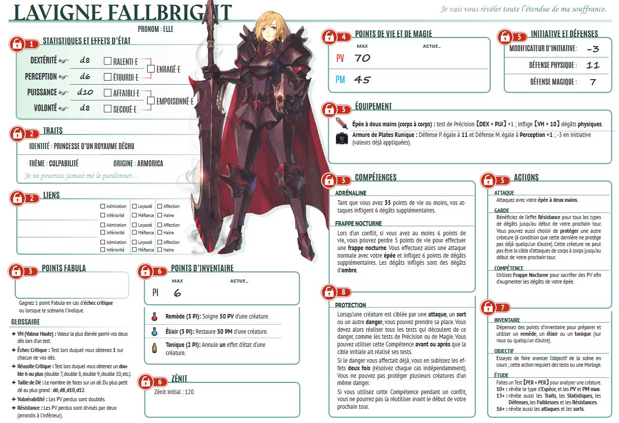 Fabula Ultima, le JDR pour les fans de JRPG arrive bientôt en boutique