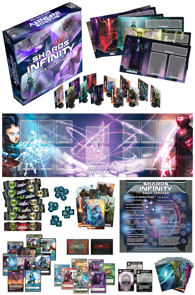 Shards of Infinity Saga Collection : le deckbuilding s'éclate sur ...