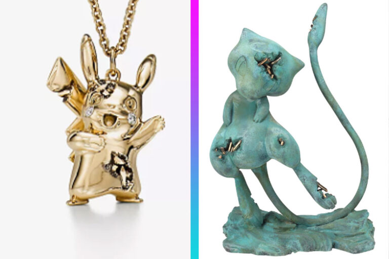 Tiffany & Co et Daniel Arsham sortent un Pikachu or et diamant 18 ...